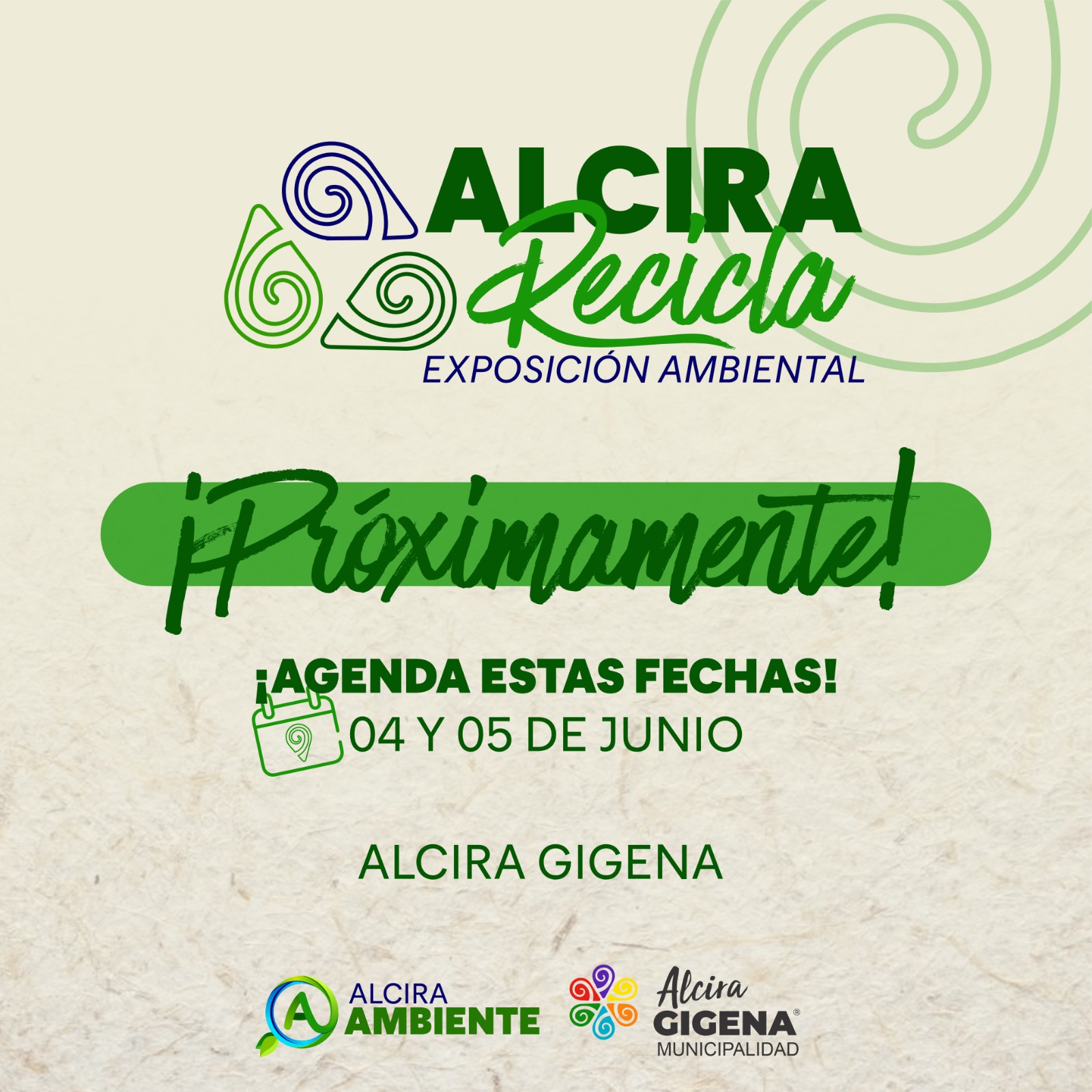 ¡SE VIENE ALCIRARECICLA EXPOSICIÓN AMBIENTAL! – Alcira Gigena